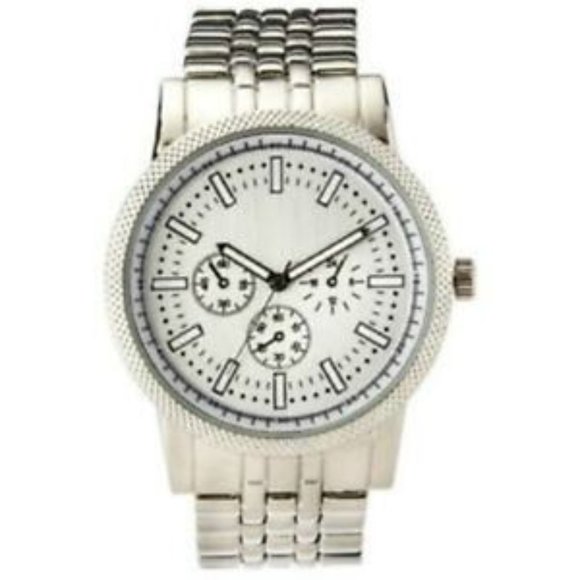Merona | Accessories | Merona Mens Bracelet Watch Color Silver Fmdm253 ...
